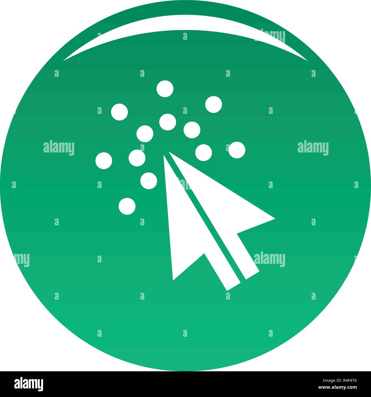 Cursor digital icon. Simple illustration of cursor digital vector icon ...