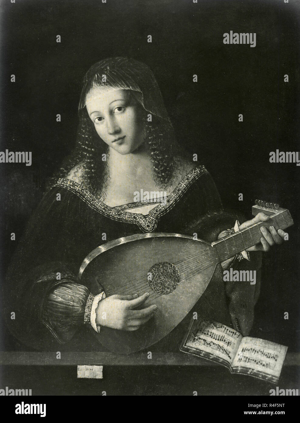 Lute painting hi-res stock photography and images - Alamy