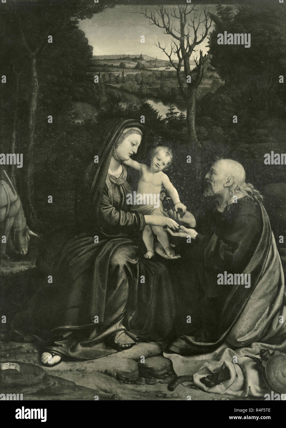 Rest on the flight into egypt hi-res stock photography and images - Alamy