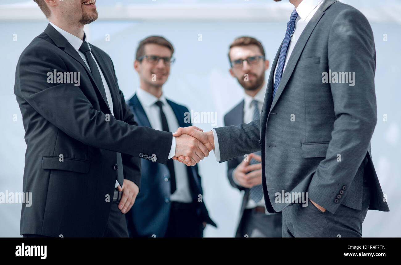 successful business partners shaking hands Stock Photo - Alamy