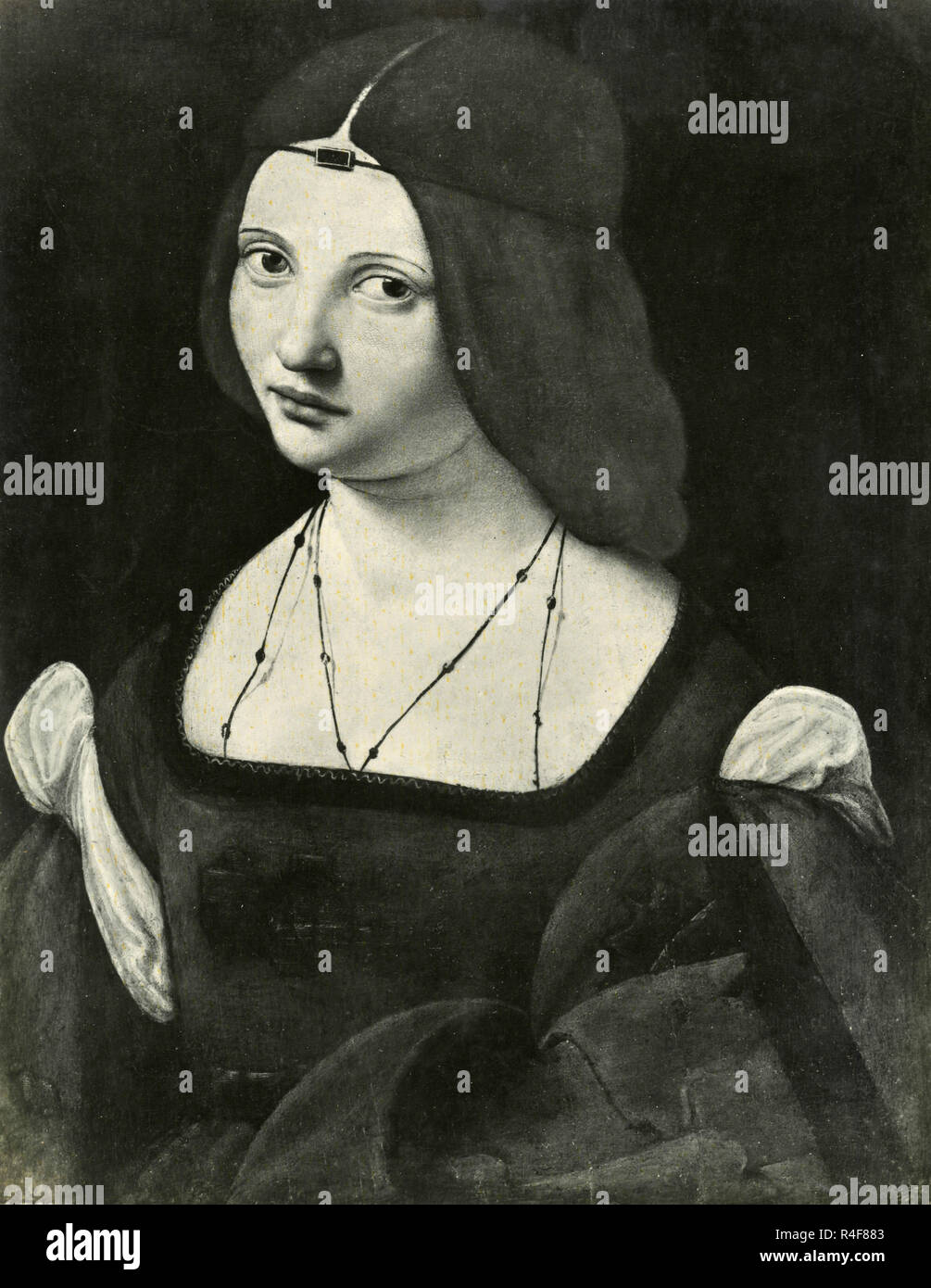 Portrait of Clarice Pusteria, painting by Giovanni Antonio Boltraffio ...