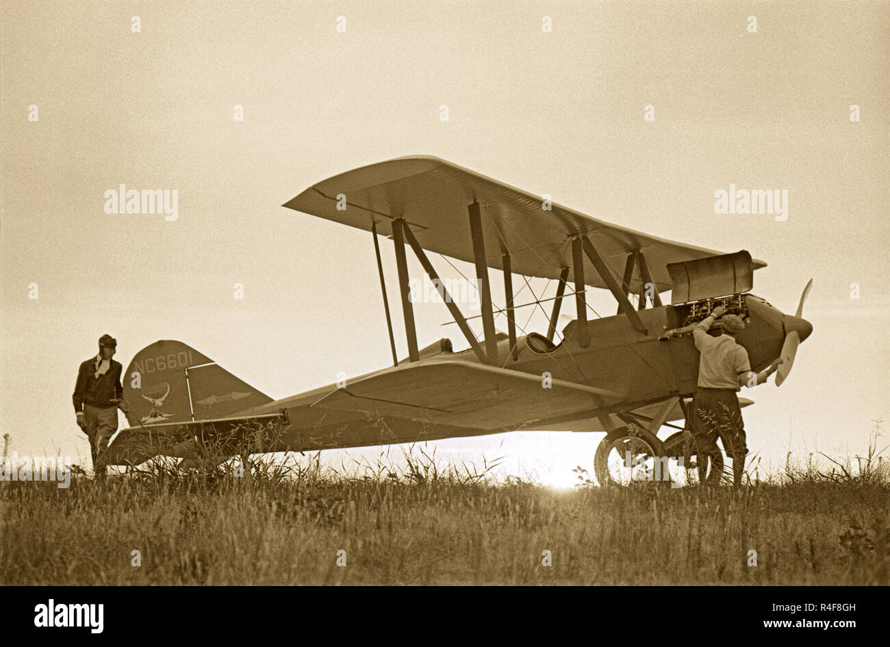 Alexander EagleRock Vintage Airplane Stock Photo - Alamy