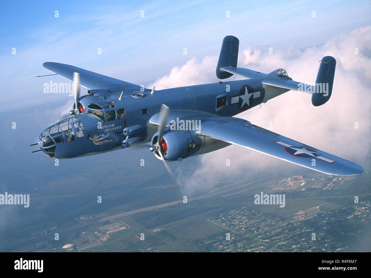 WWII North American B-25 Bomber Stock Photo - Alamy
