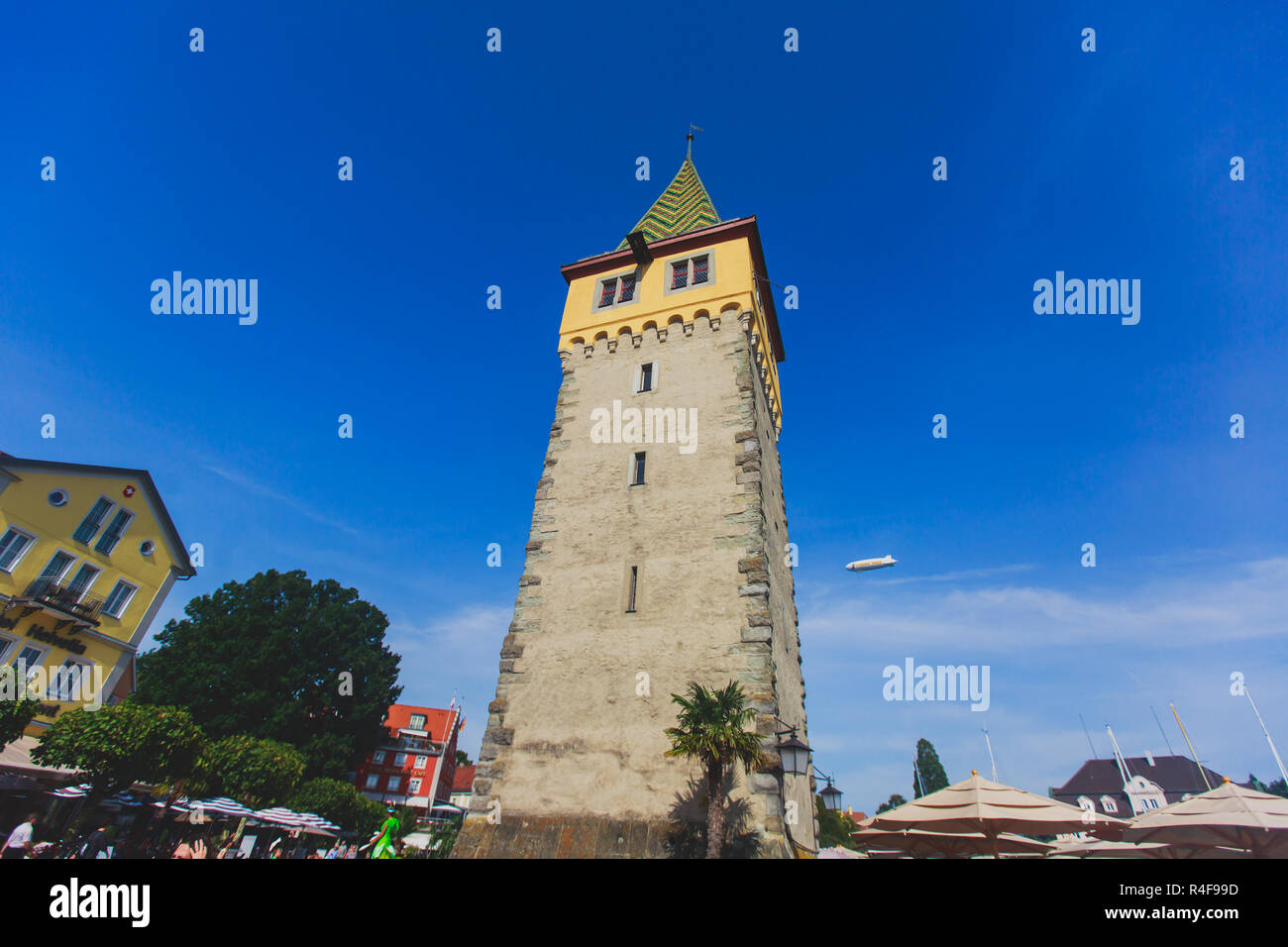 Streets of Lindau, is a town and an island on the eastern german side ...