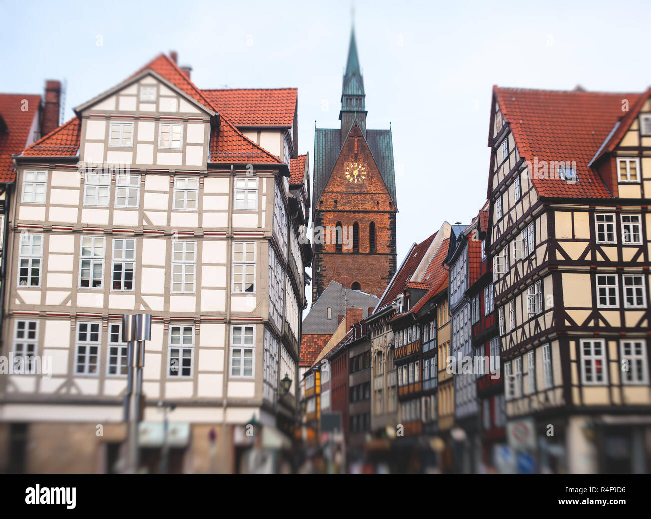 Beautiful summer view of Hannover Old Town, Germany, Lower Saxony Stock ...