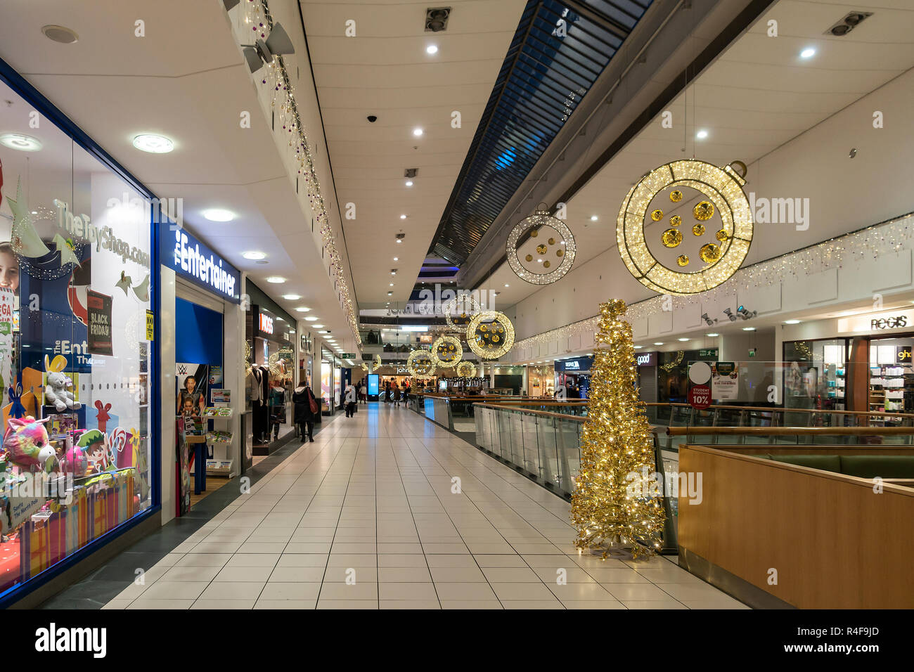 A section of Buchan Galleries shopping mall in the centre of Glasgow ...