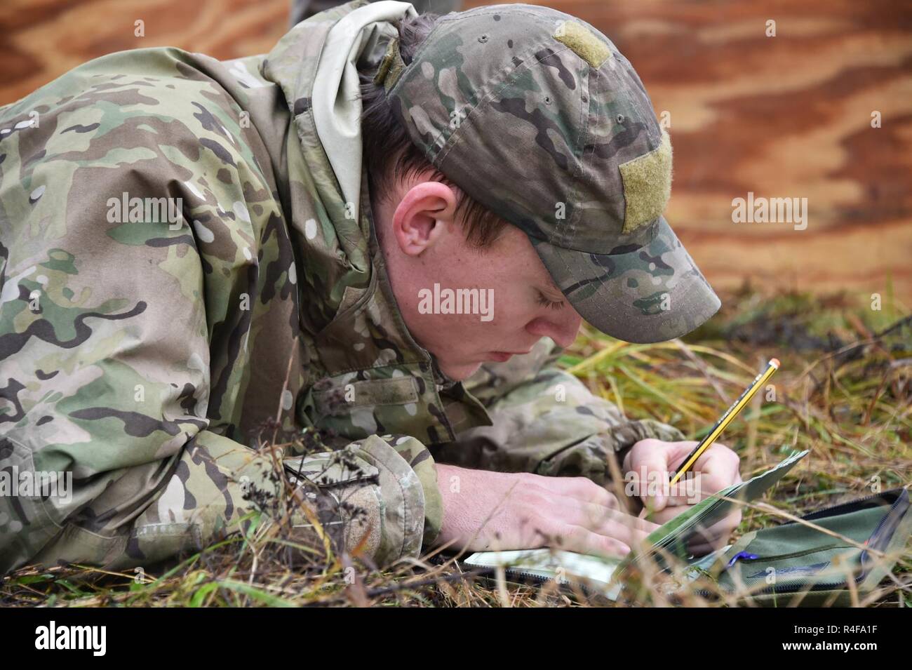 A Danish soldier masters the Target Detection lane during the European ...