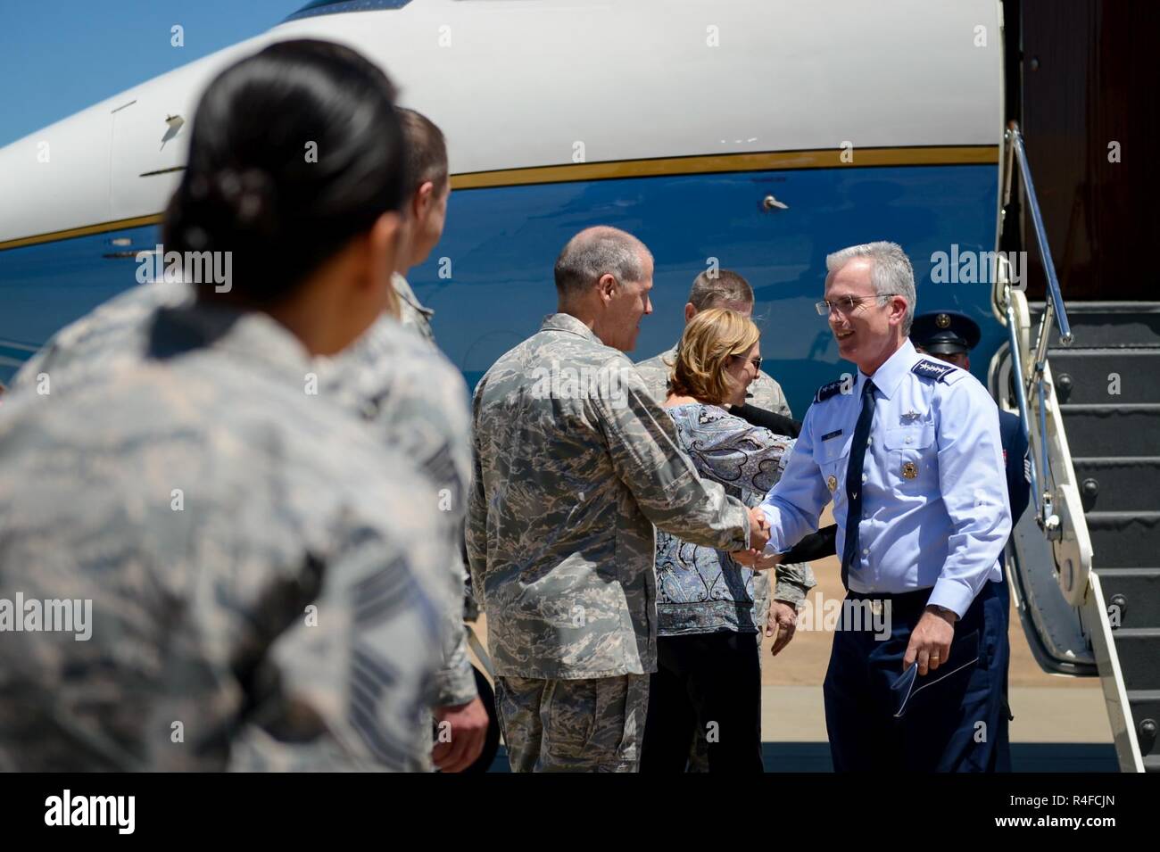Gen. Robin Rand, commander of Air Force Global Strike Command, and Maj ...
