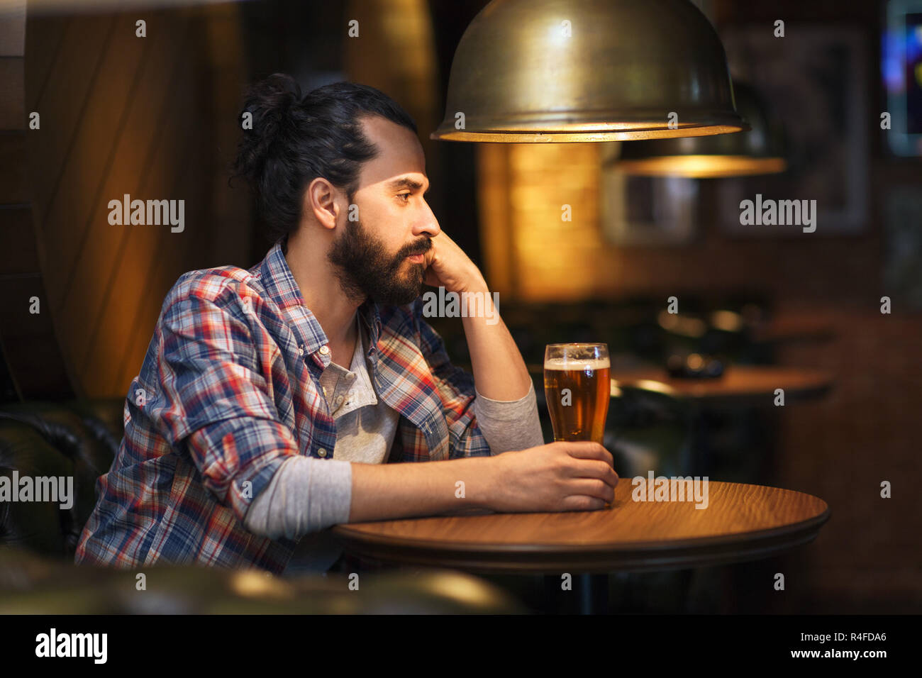 Person Lonely At Bar High Resolution Stock Photography and Images - Alamy
