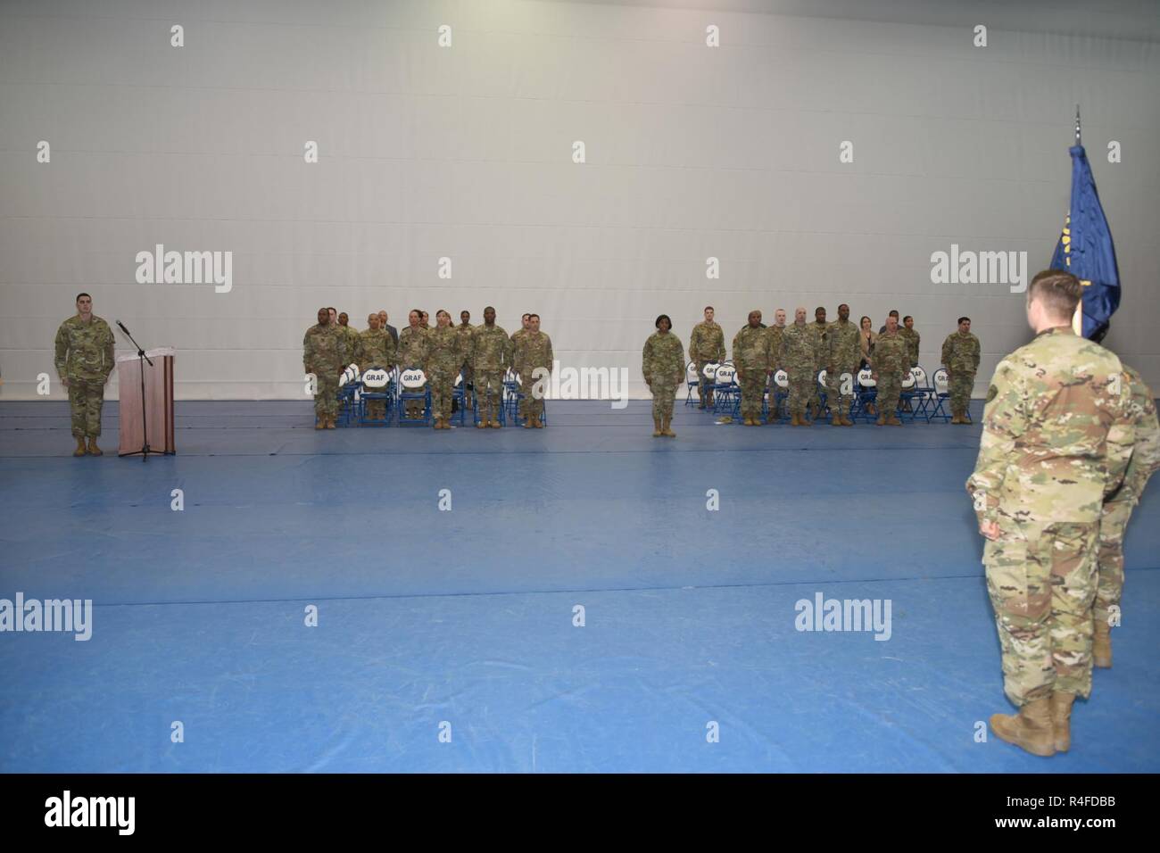 U.S. Soldiers assigned to Charlie Company, Allied Forces North ...