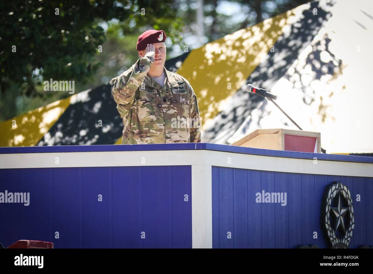 Lt. Col. Jonathan Tackaberry, the incoming commander of 1st Squadron ...