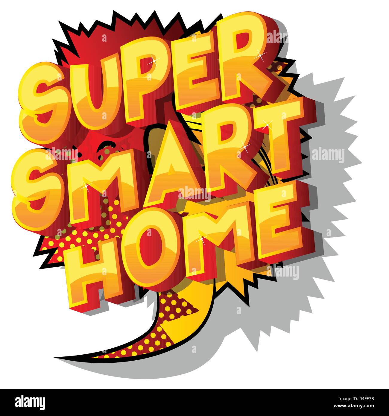 Super smart technology vector Cut Out Stock Images & Pictures - Alamy