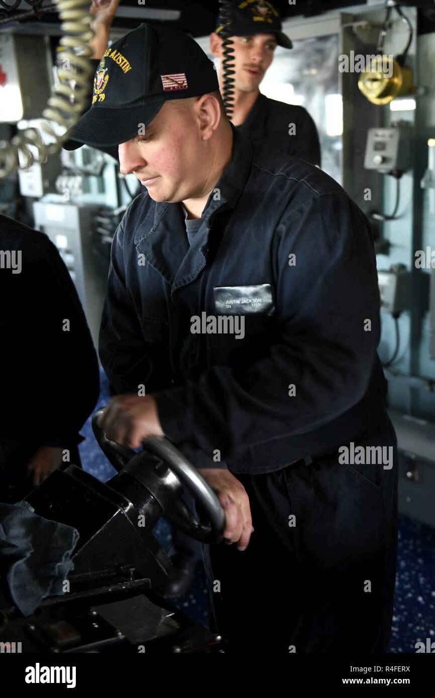 SOUDA BAY, Greece (May 3, 2017) - Seaman Justin Jackson from Orlando ...
