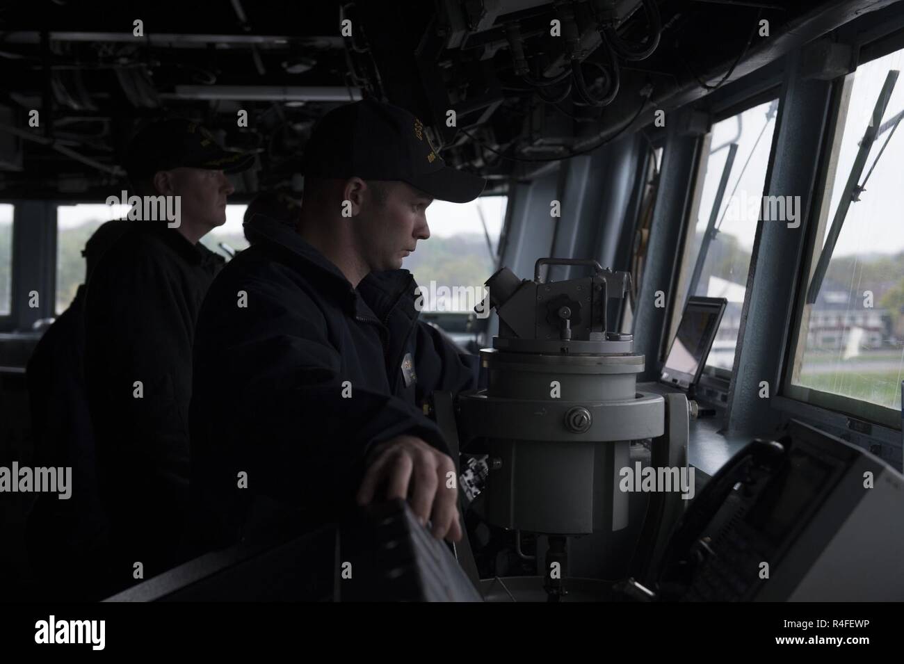 AMSTERDAM (May 3, 2017) - Cmdr. Peter Halvorsen, commanding officer ...