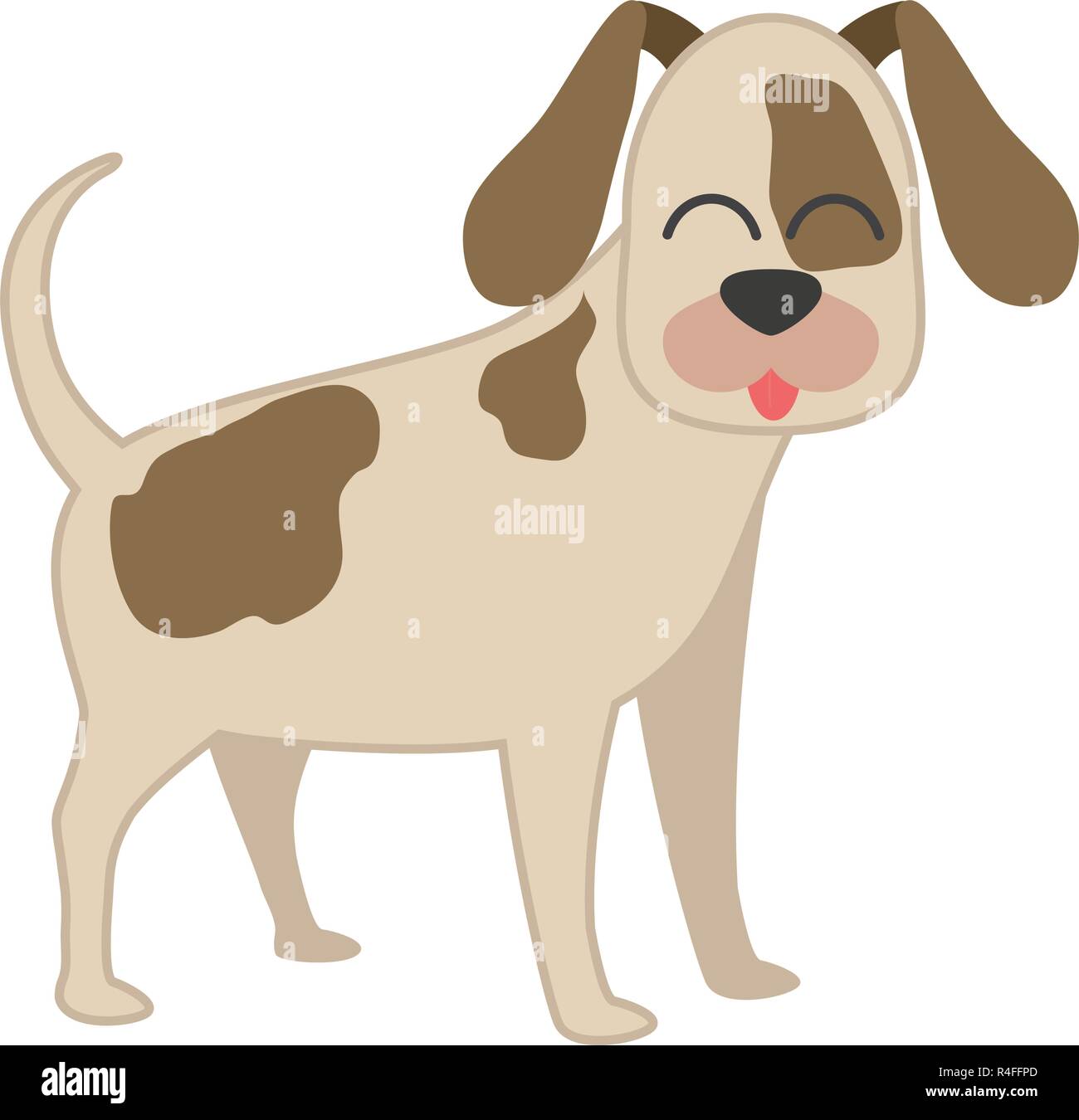 cute beagle dog pet vector illustration design Stock Vector Image & Art ...