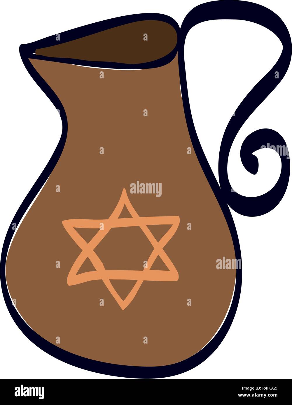 jewish teapot isolated icon vector illustration design Stock Vector ...