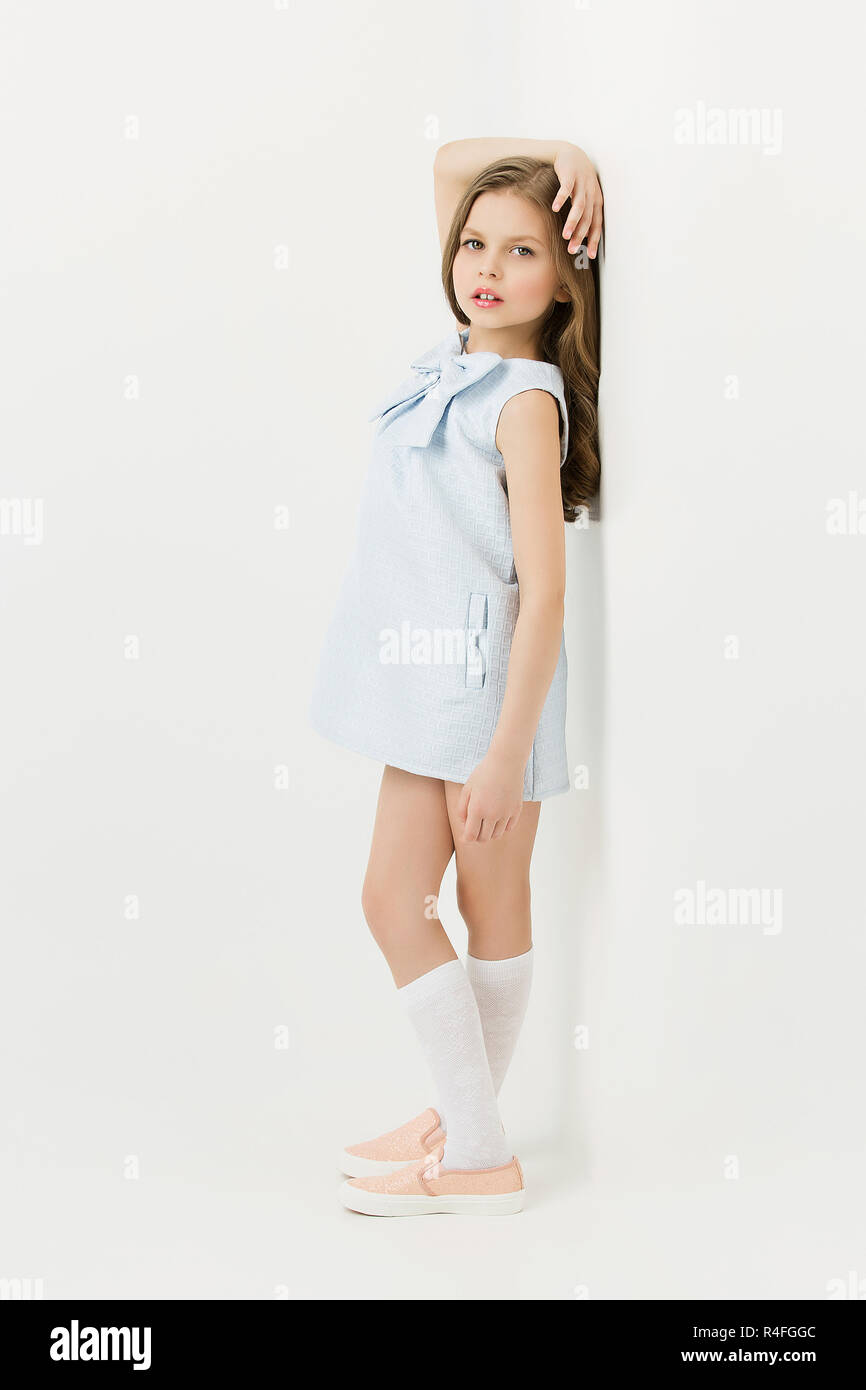 Fashion little girl Stock Photo - Alamy