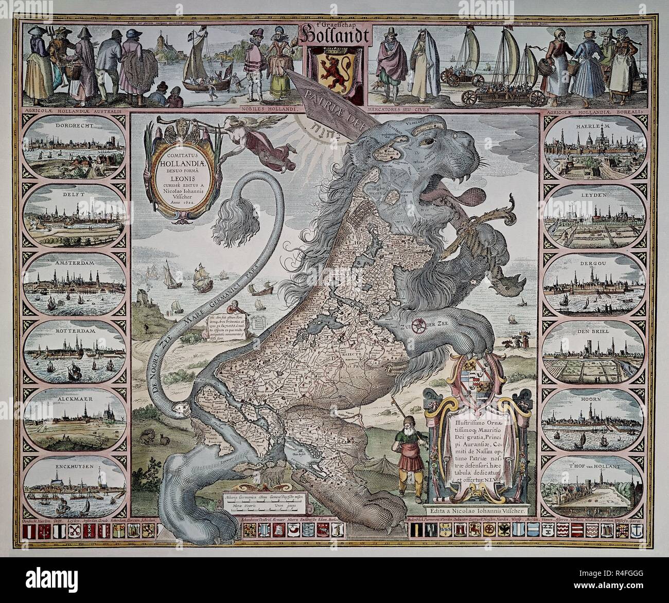 Holanda mapa hi-res stock photography and images - Alamy