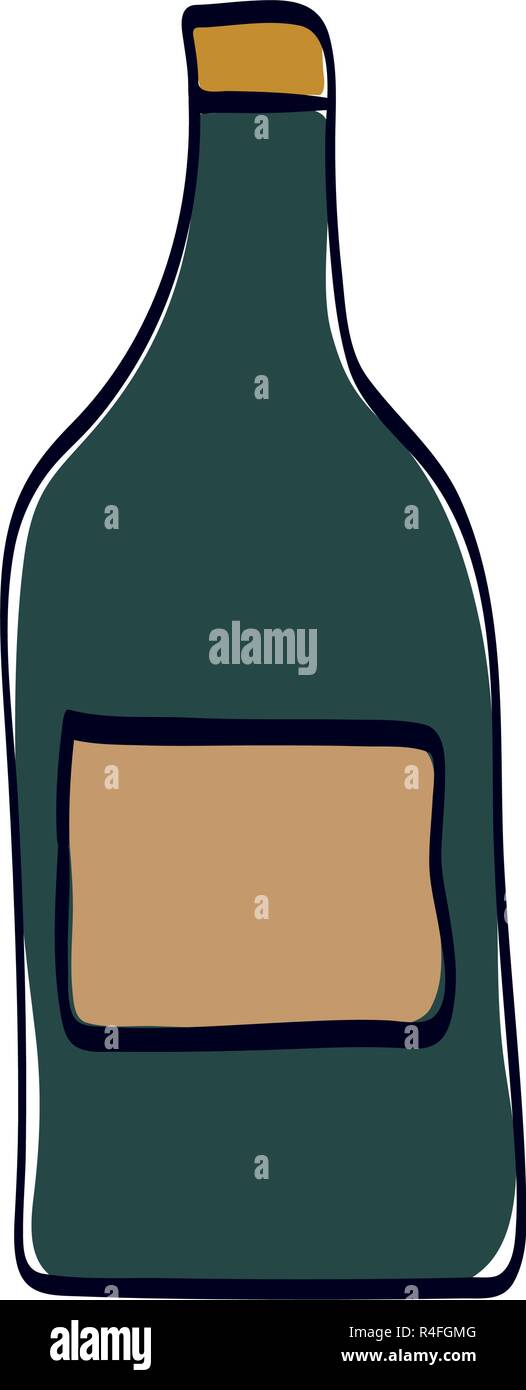 wine bottle isolated icon vector illustration desing Stock Vector Image ...