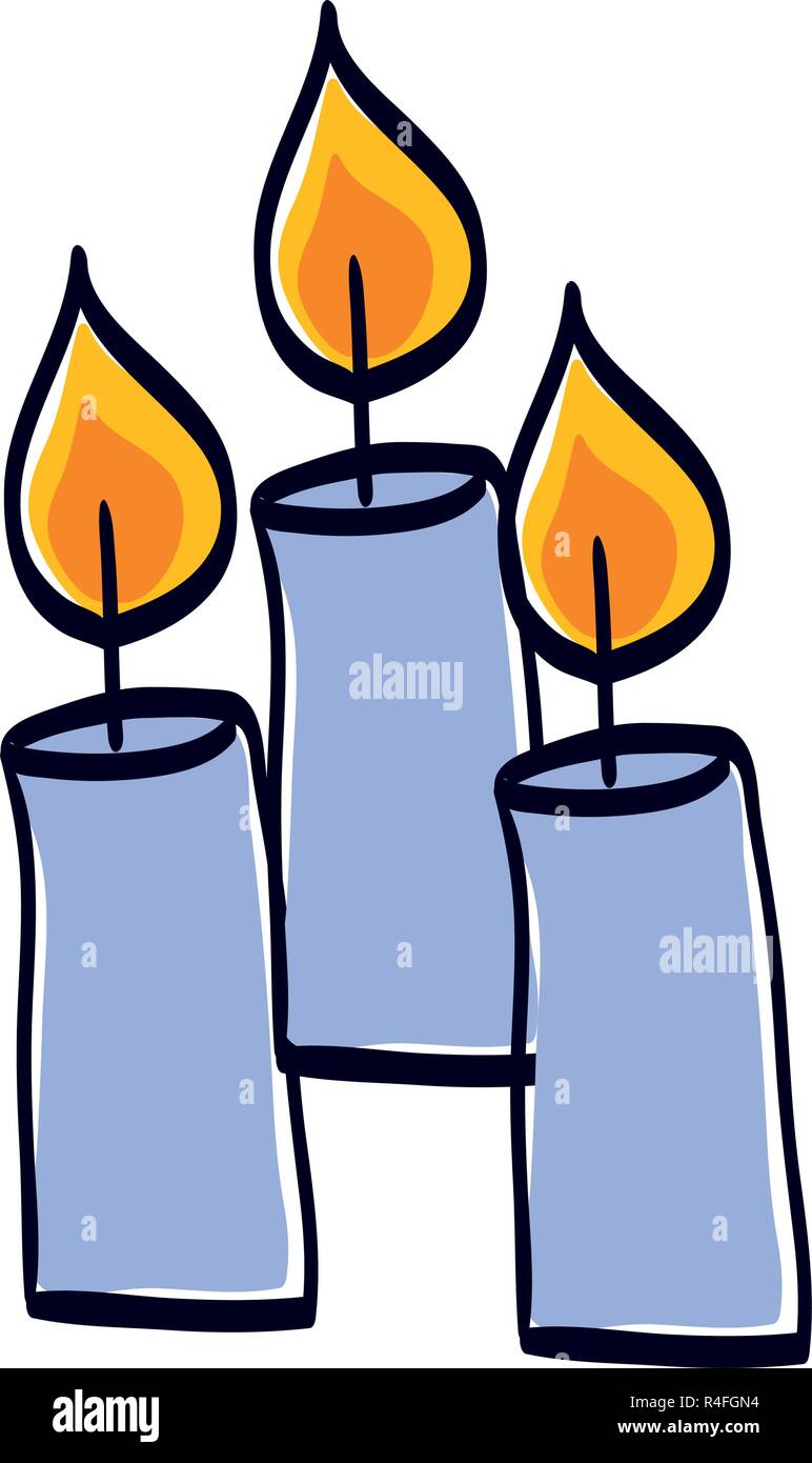 candles church isolated icons vector illustration design Stock Vector ...
