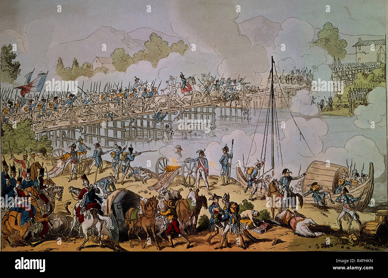 NAPOLEON EN LA BATALLA DEL PUENTE LODI. Location: PRIVATE COLLECTION ...