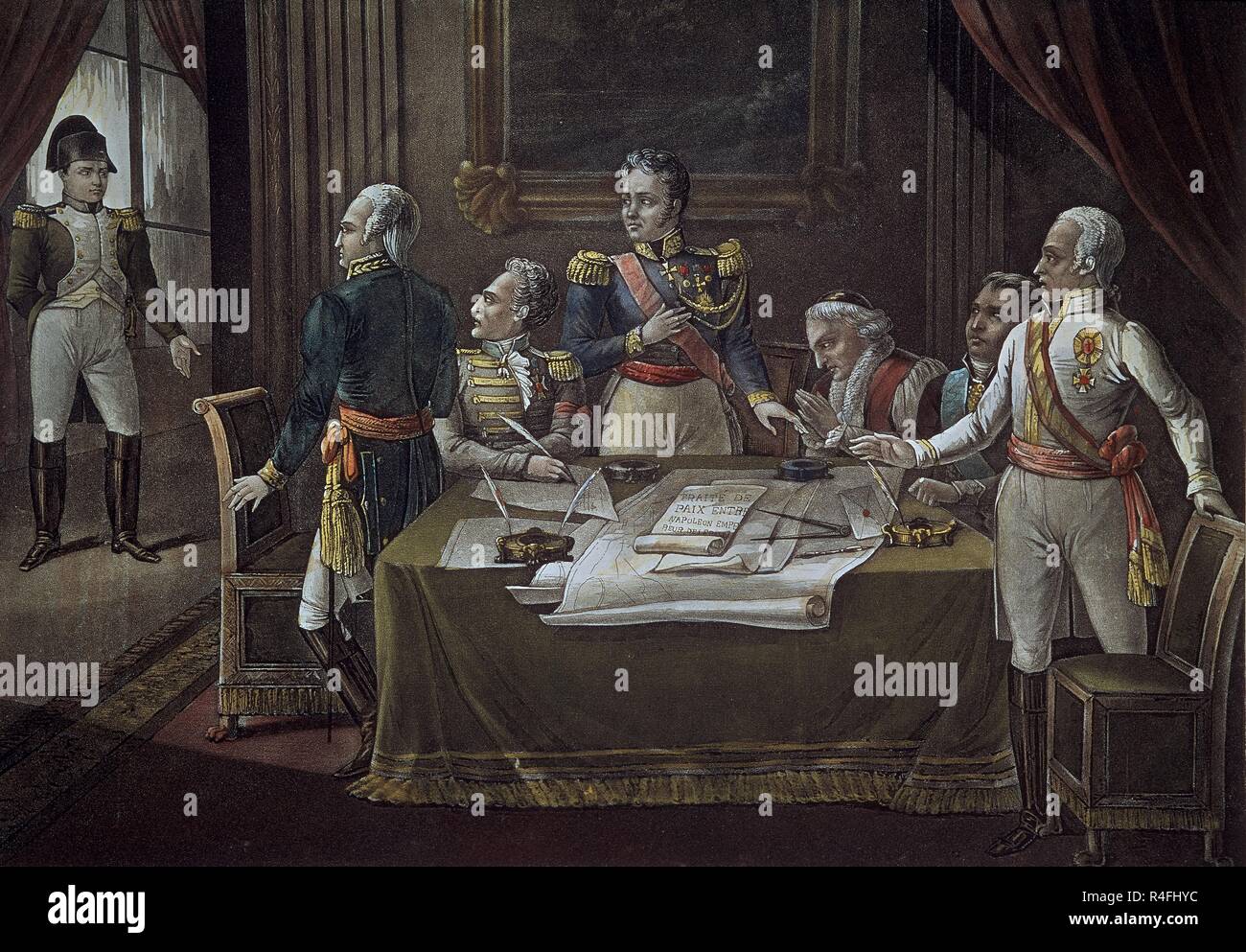 NAPOLEON VUELVE A PARIS EN 1815. Location: PRIVATE COLLECTION. France ...