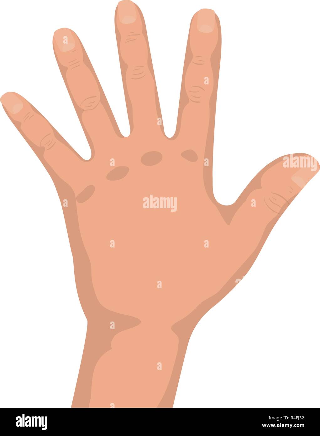 hand human stop icon vector illustration design Stock Vector Image ...
