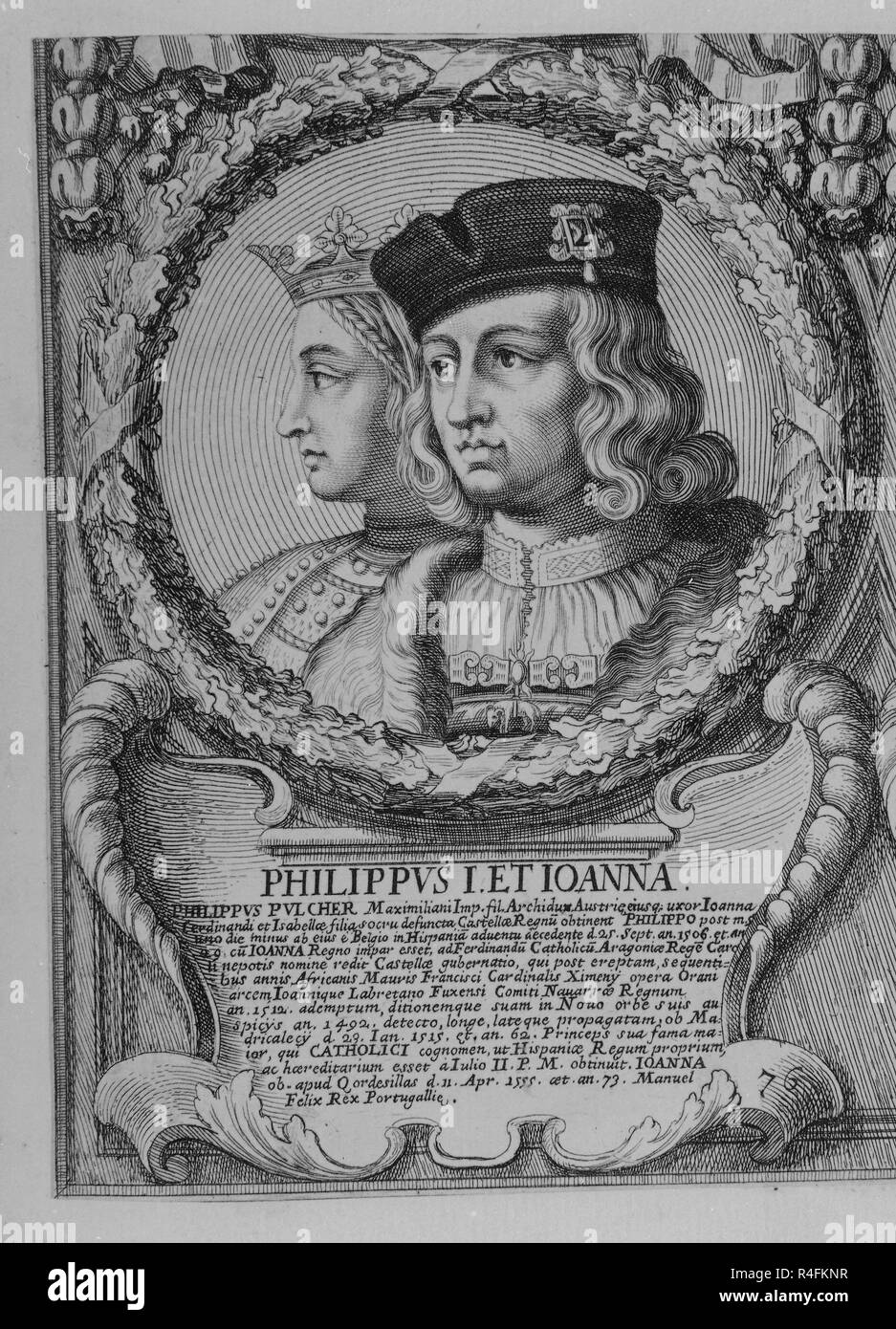 FELIPE I EL HERMOSO (1478/1506) Y JUANA LA LOCA (1479/1555). Location ...