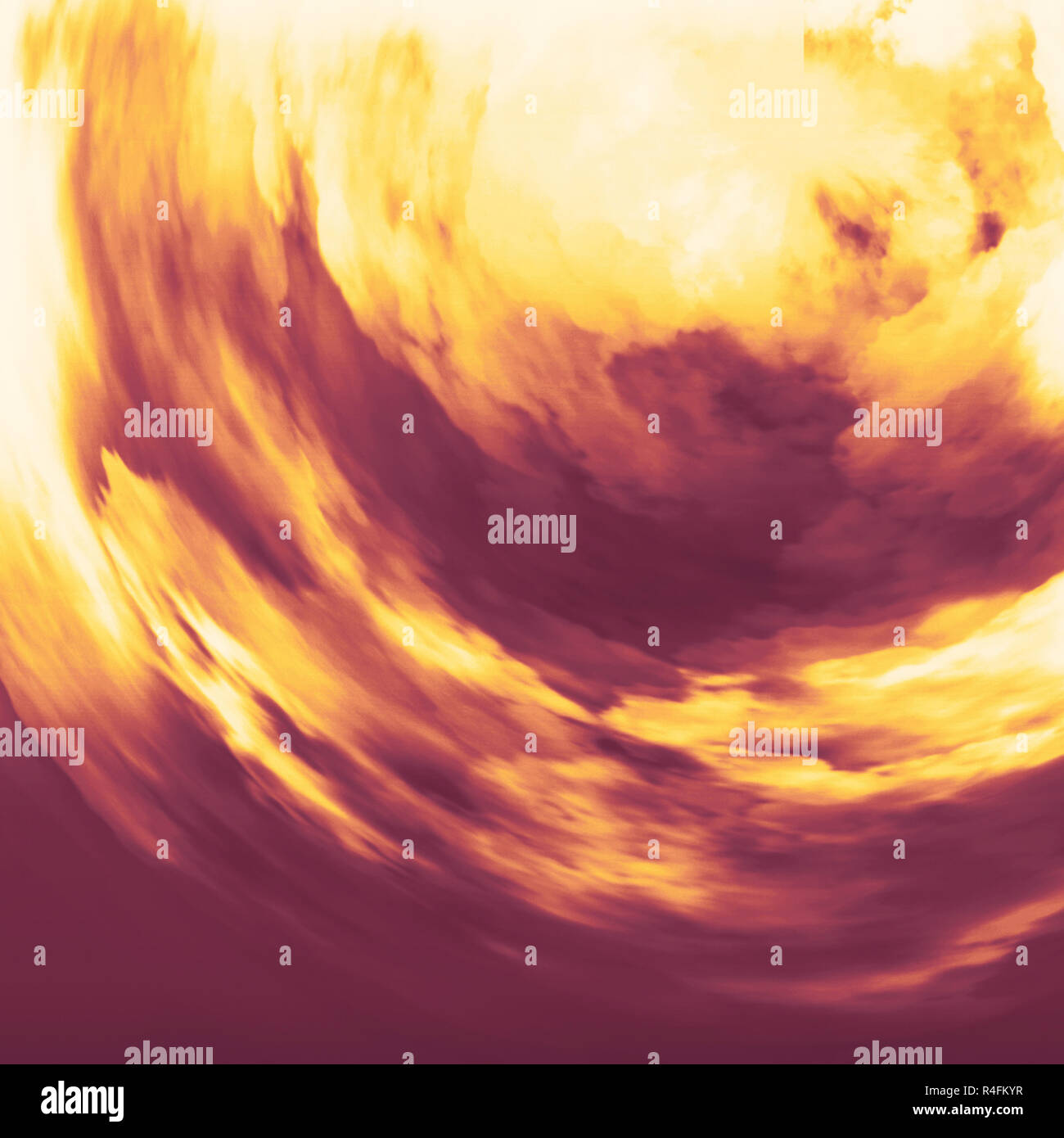 Abstract Colorful wavy theme design. Bright glowing canvas paint. Brush ...