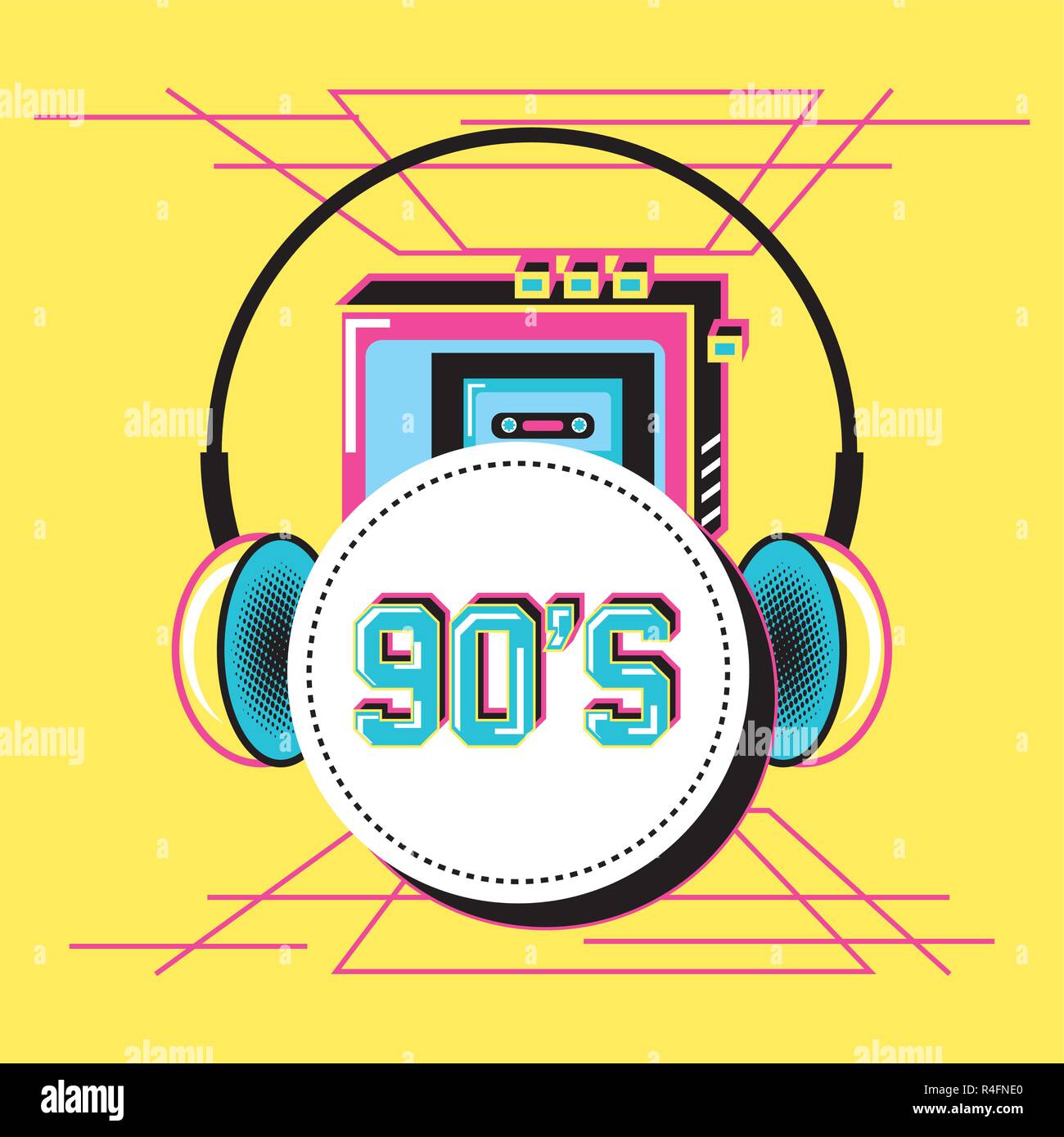 Vintage walkman Stock Vector Images - Alamy