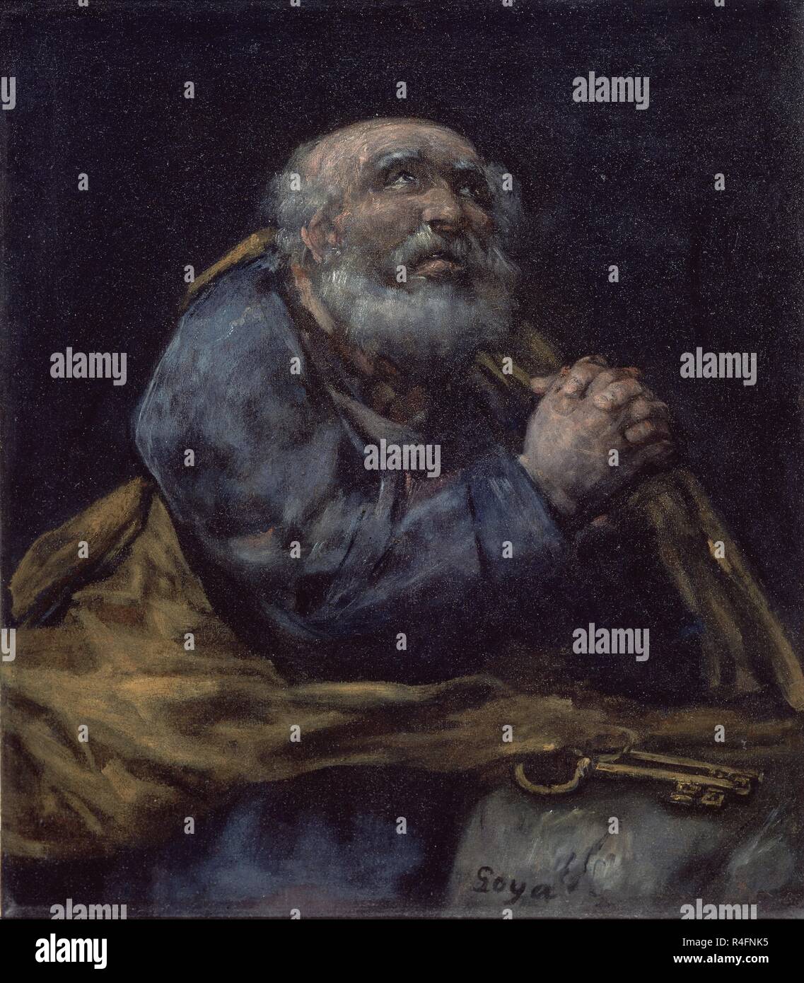 Christ handing the keys to saint peter hi-res stock photography and ...