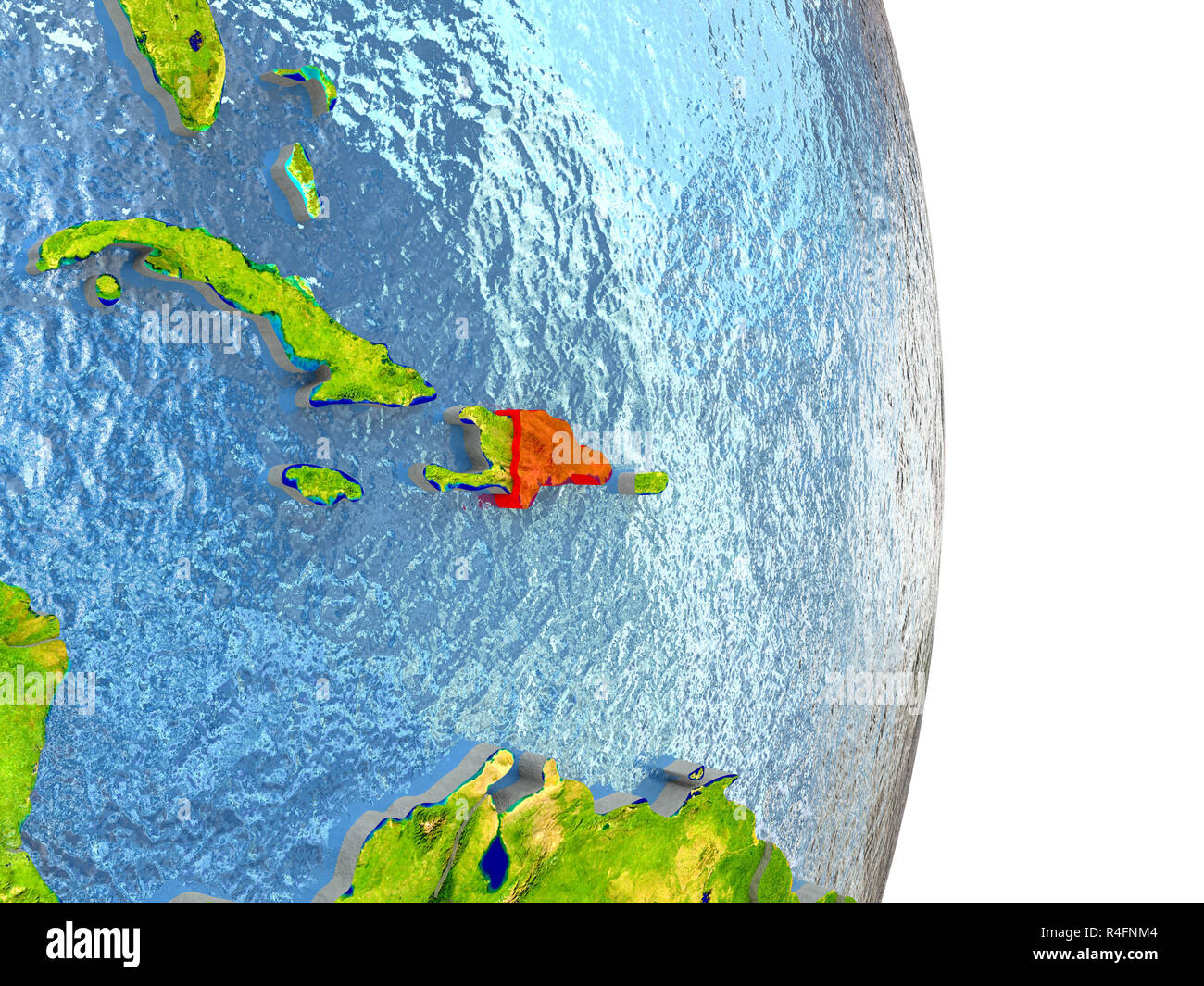 Republica dominicana map hi-res stock photography and images - Alamy