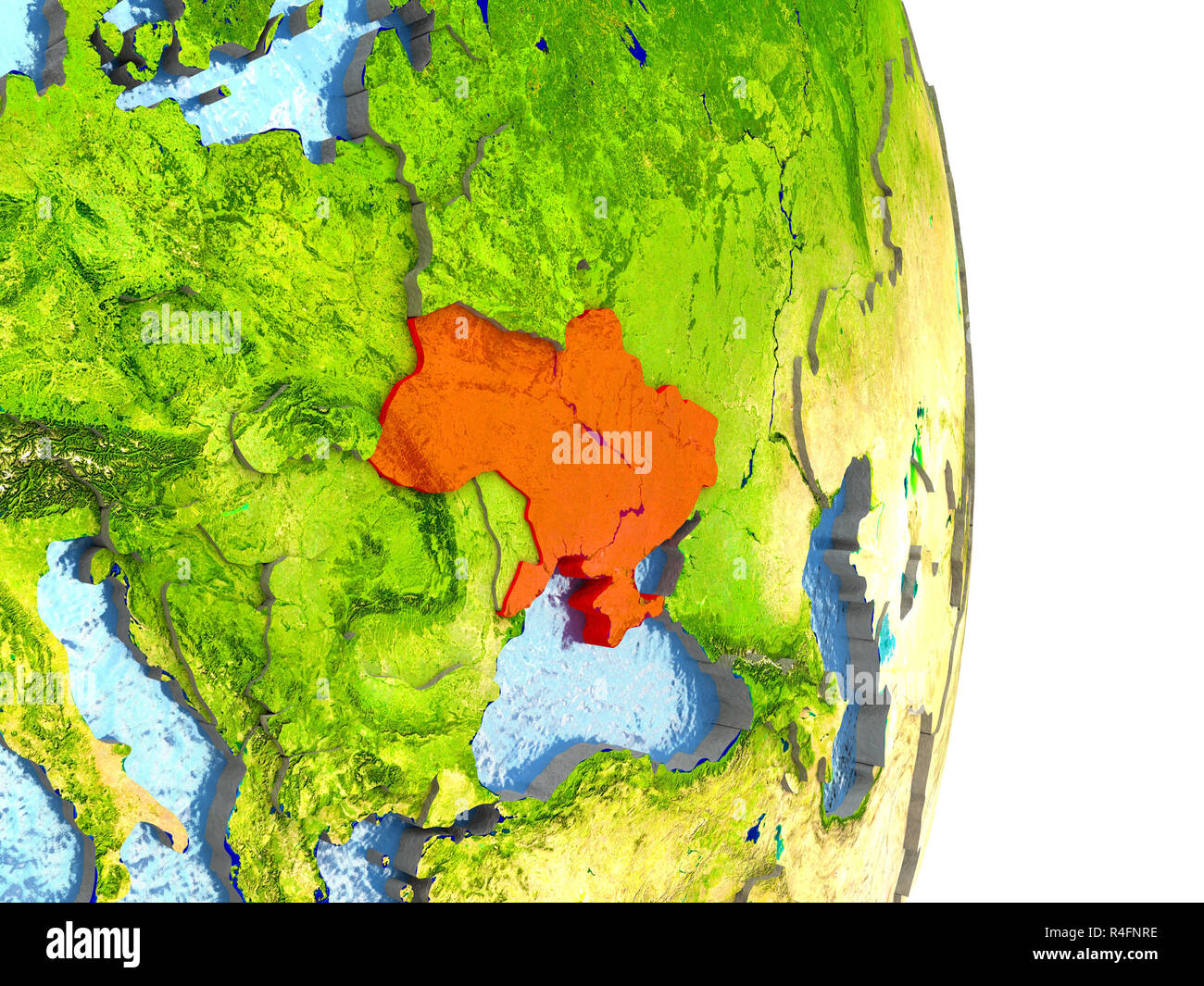 Ukraine map satellite geography hi-res stock photography and images - Alamy