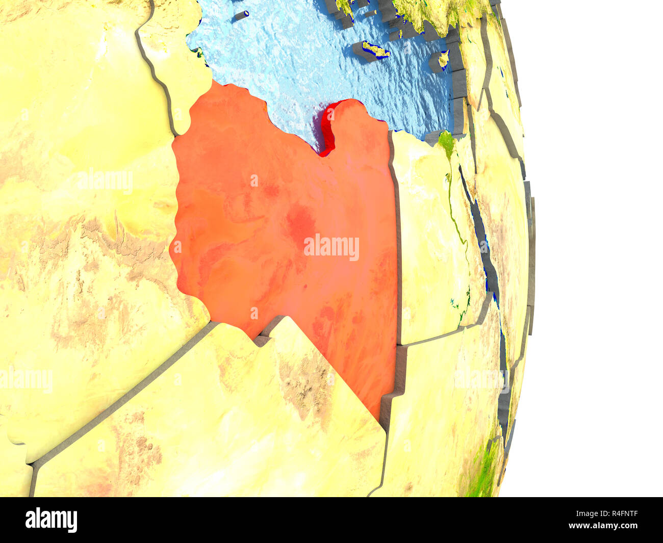 Map satellite geography libya hi-res stock photography and images - Alamy