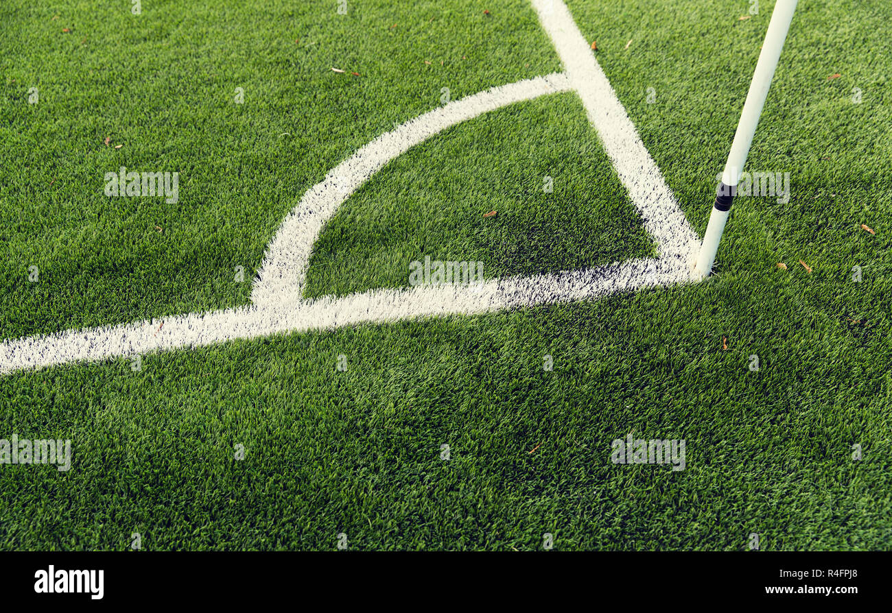 Football corner marker hi-res stock photography and images - Alamy