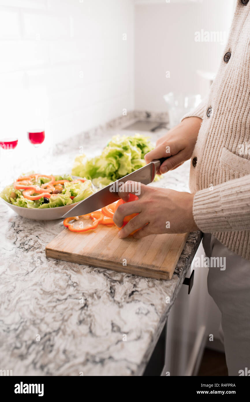Closeup man eating hi-res stock photography and images - Alamy