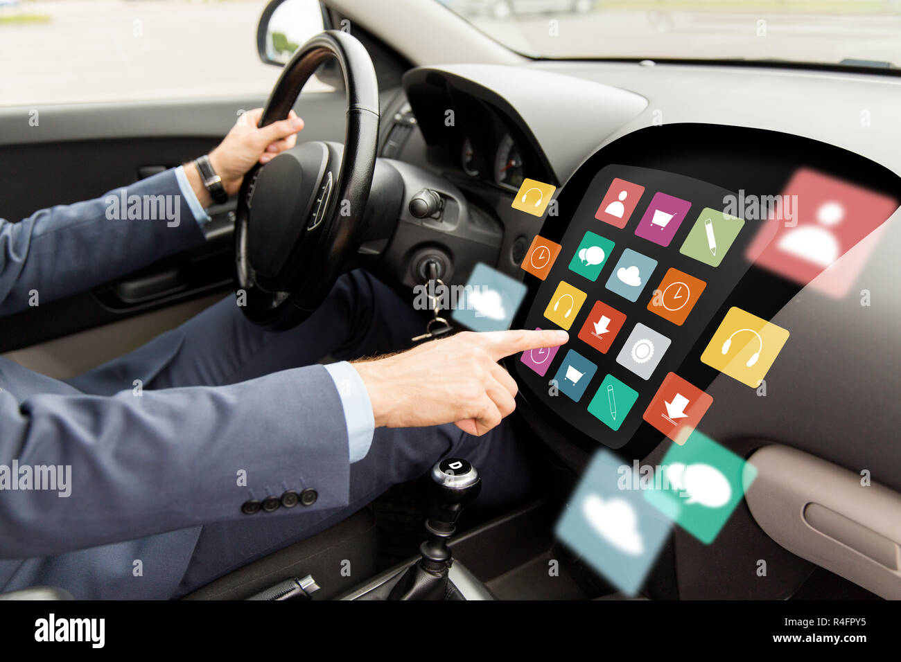 Car onboard technology hi-res stock photography and images - Alamy