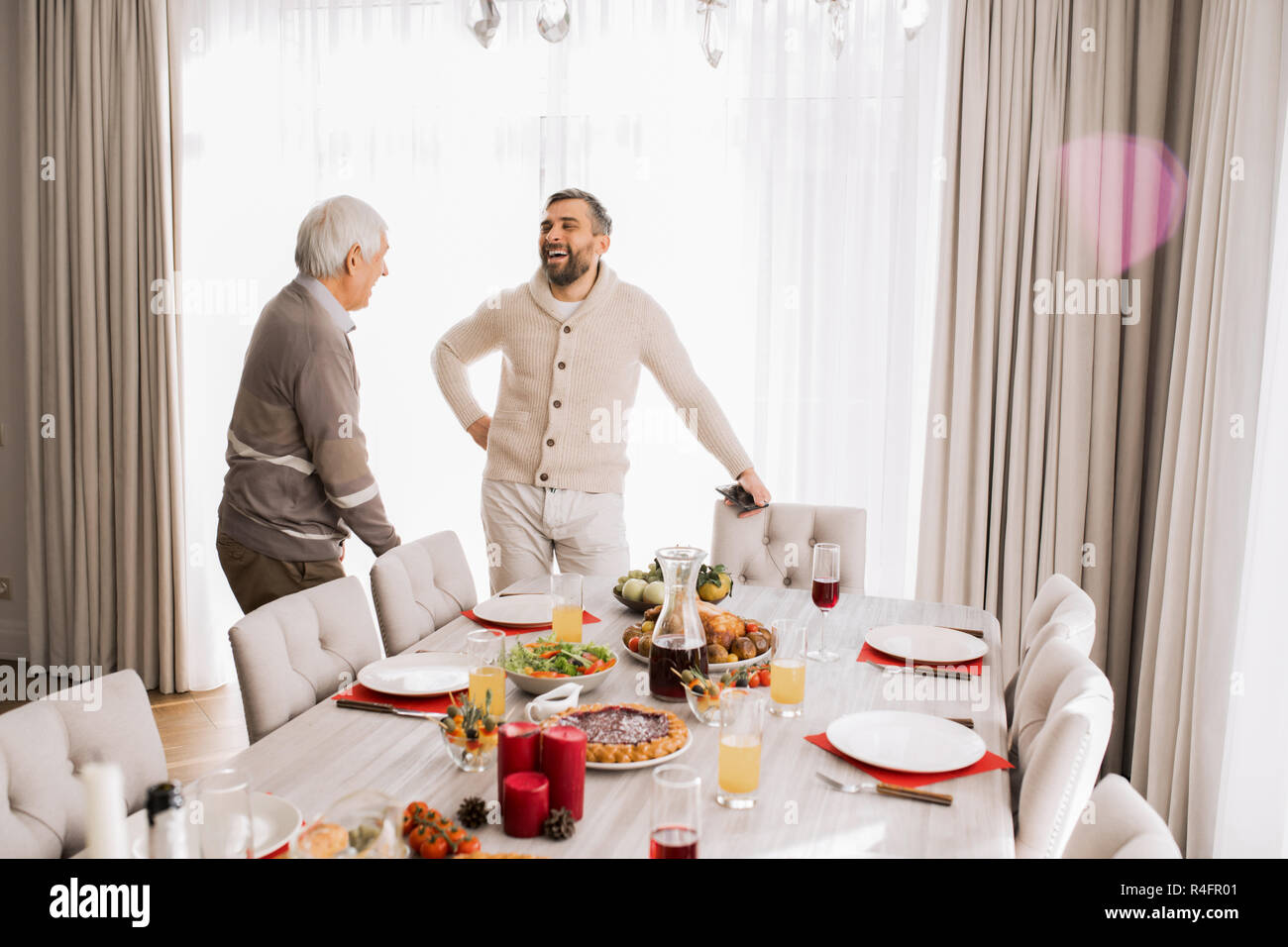 Ready for Family Dinner Stock Photo - Alamy