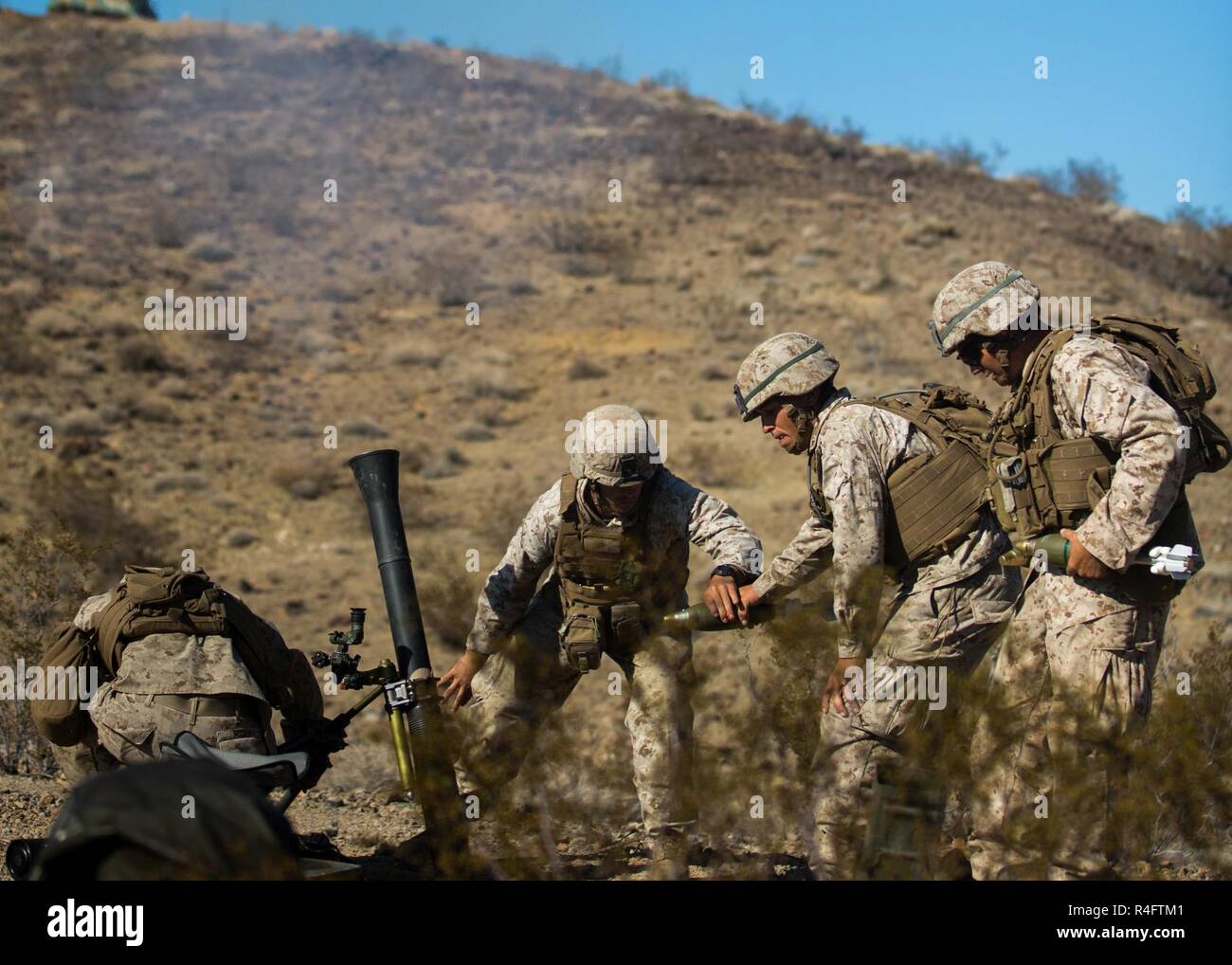 Preparing mortar assault hi-res stock photography and images - Alamy