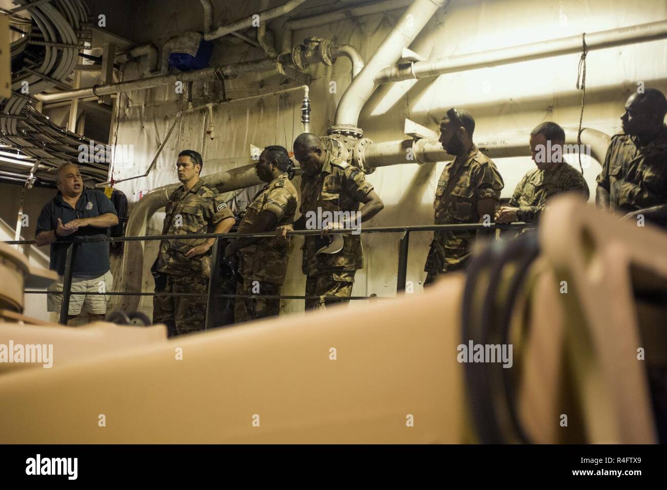 Capt. Thomas Madden, master of maritime preposition force ship USNS ...