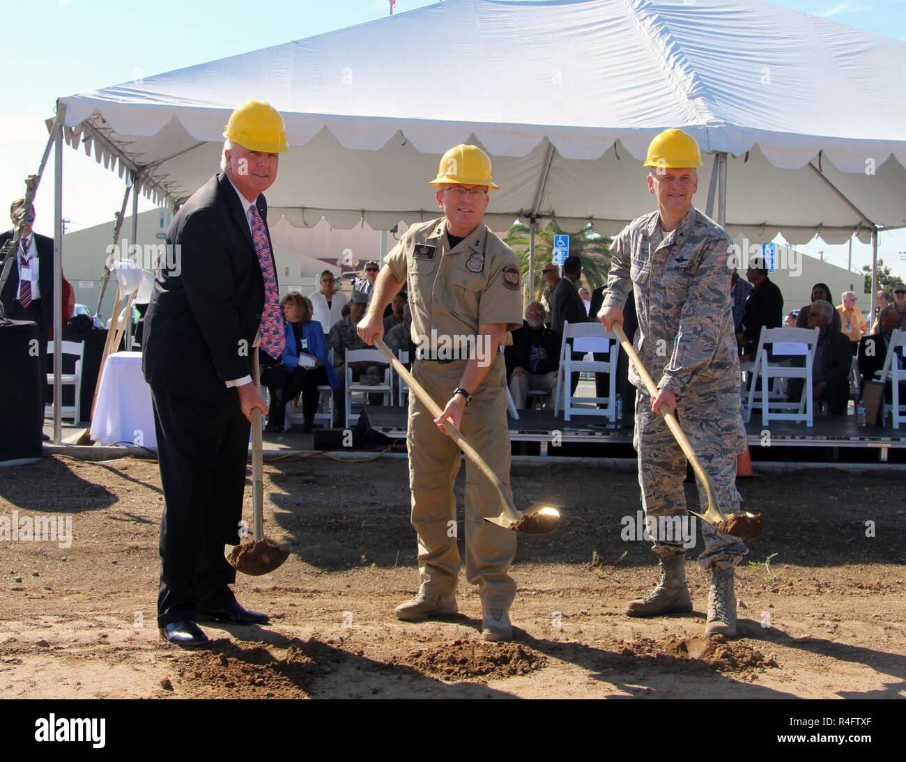Brig. Gen. Russell Muncy (right), commander, 452nd Air Mobility Wing ...