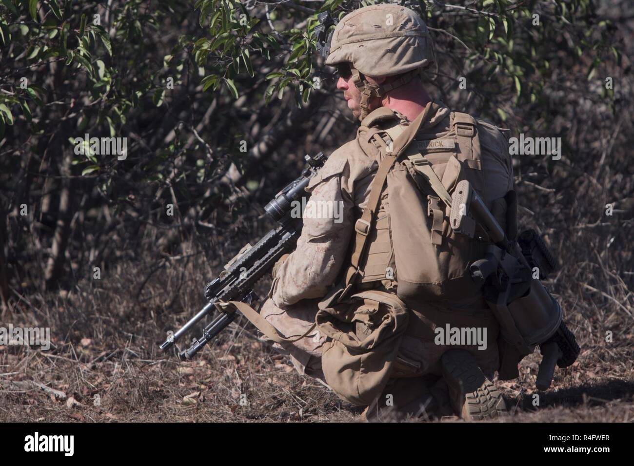 Lance Cpl Seth Trunick A Scout Rifleman With 1st Light Armored