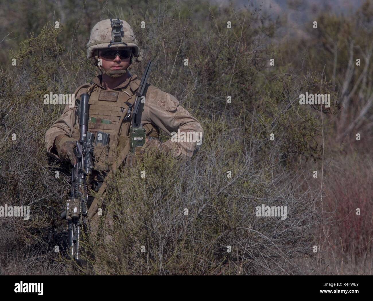 Lance Cpl. Eric Owens, a scout rifleman with 1st Light Armored ...