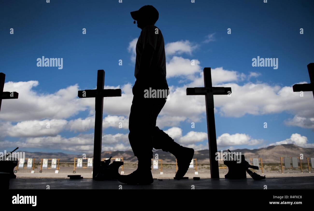 Staff Sgt. Kade Vincent, 99th Security Forces Squadron combat arms ...