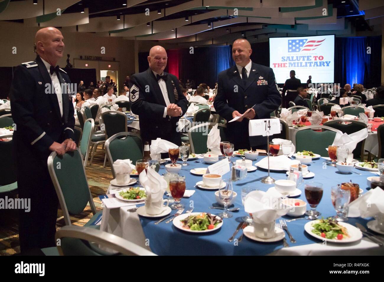 Col. Jay Johnson, 403rd Maintenance Group commander, Chief Master Sgt ...