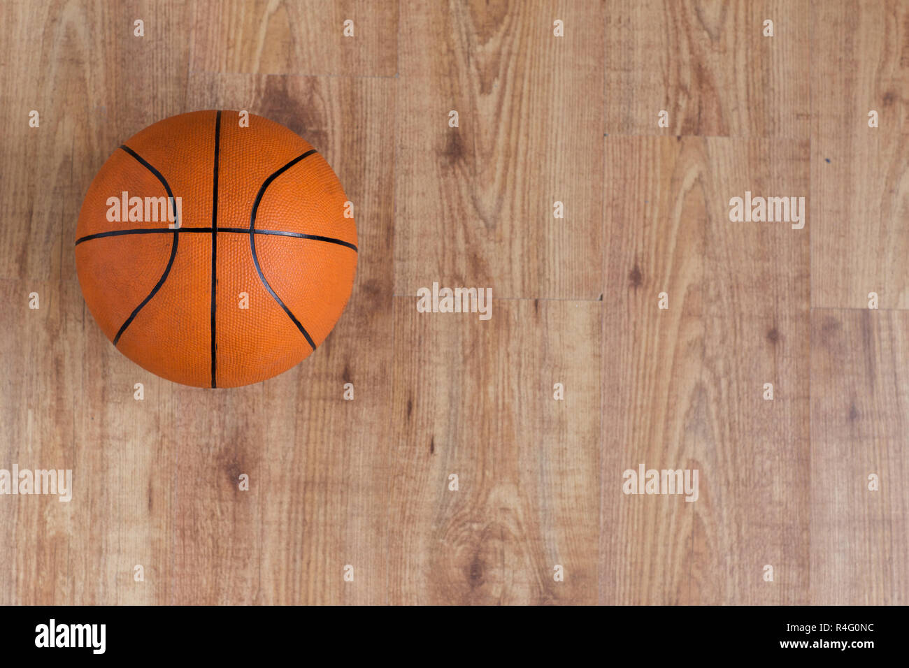 Basketball On Floor Empty Basketball High Resolution Stock Photography ...