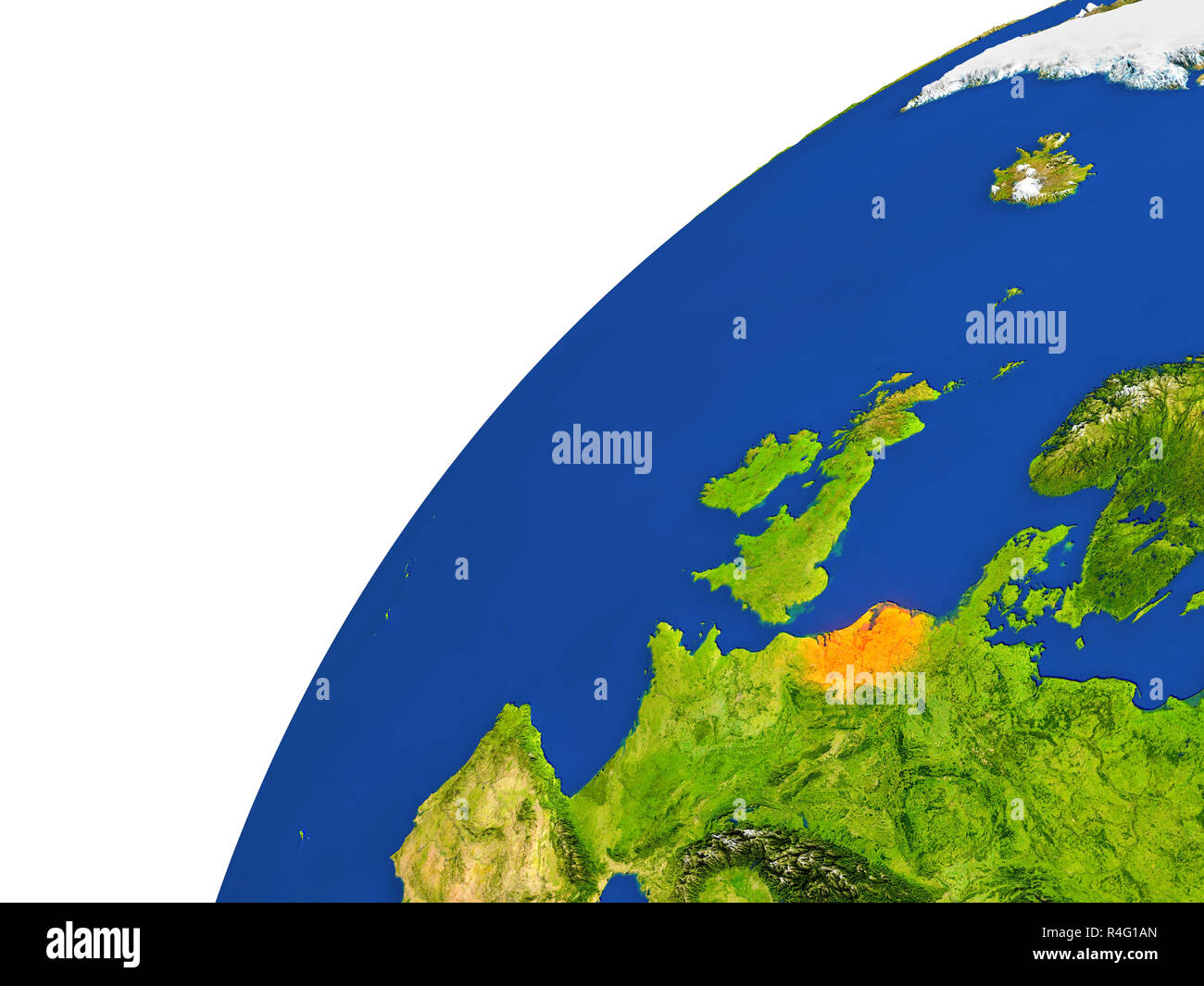 Satelite view netherlands hi-res stock photography and images - Alamy