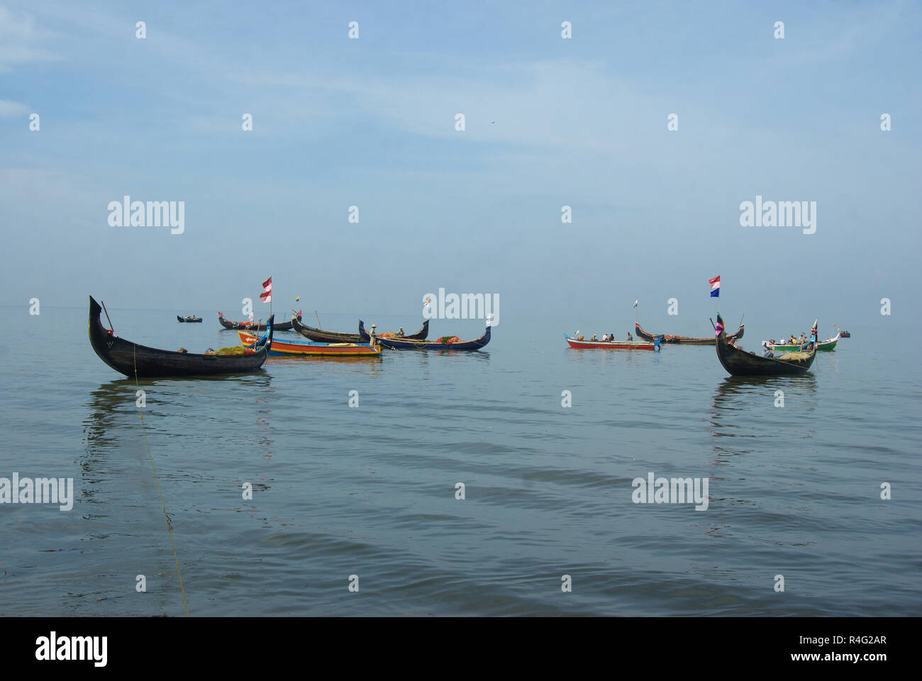 Boats on water Stock Photo - Alamy