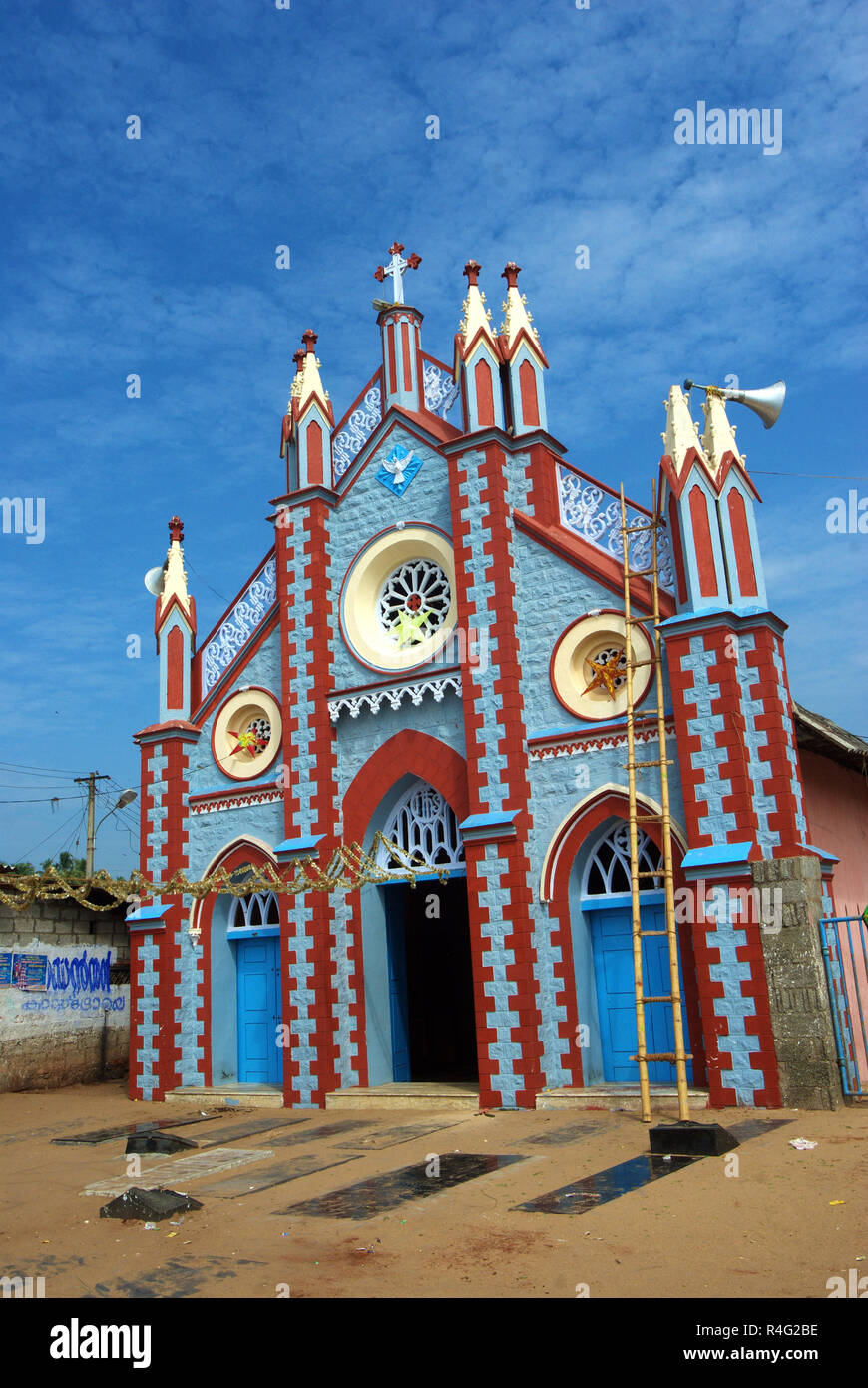 Exterior view of church Stock Photo - Alamy