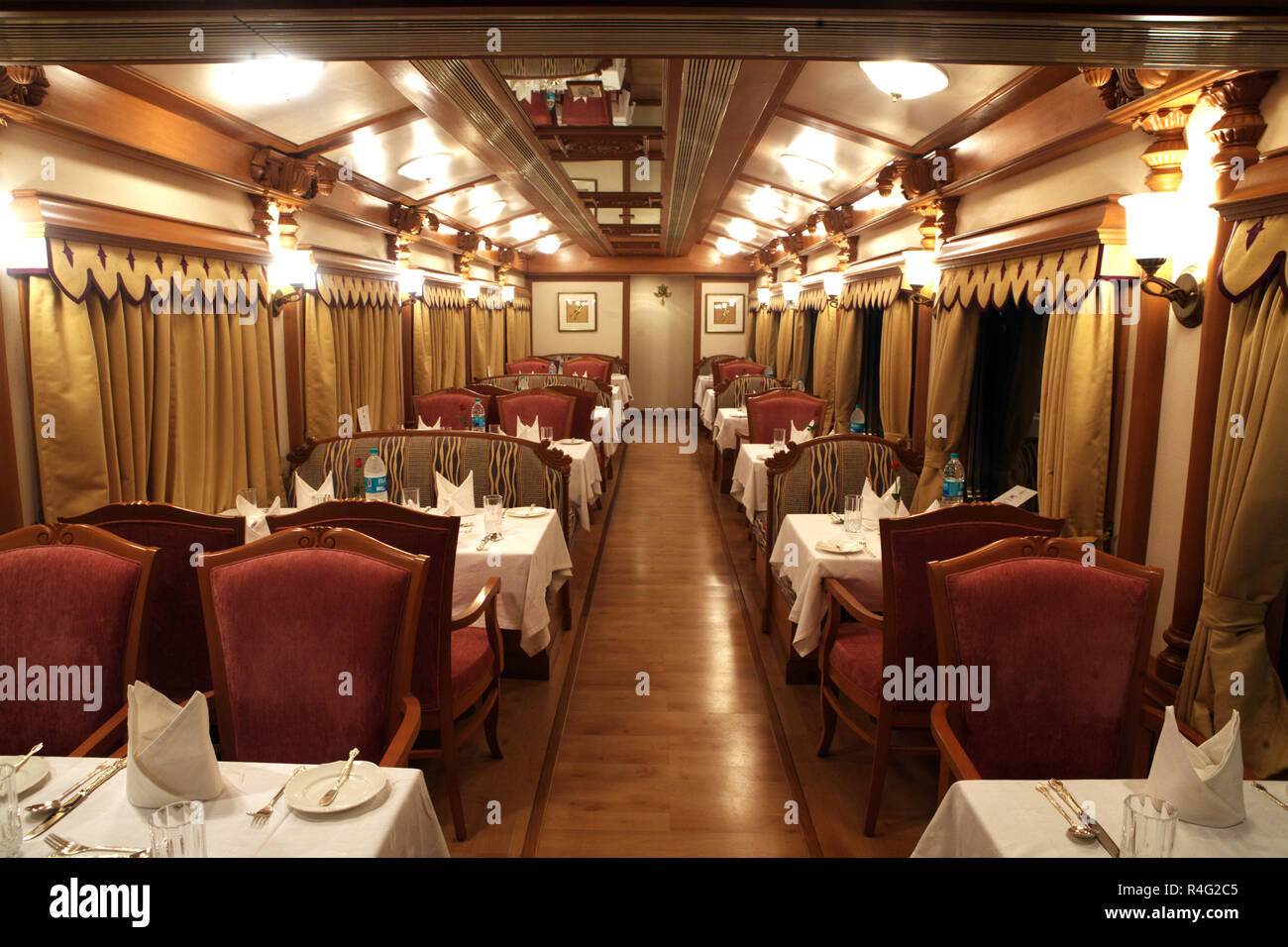 Golden chariot train Stock Photo - Alamy